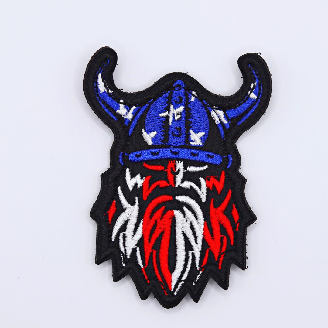 Viking Skull - Velcro Patch