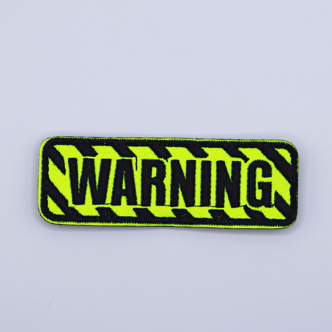 WARNING - Velcro Patch